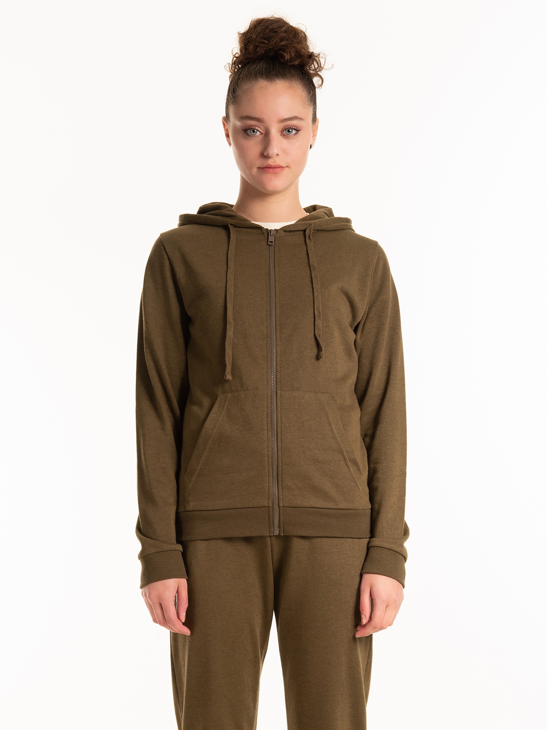 Basic zip-up hoodie | GATE