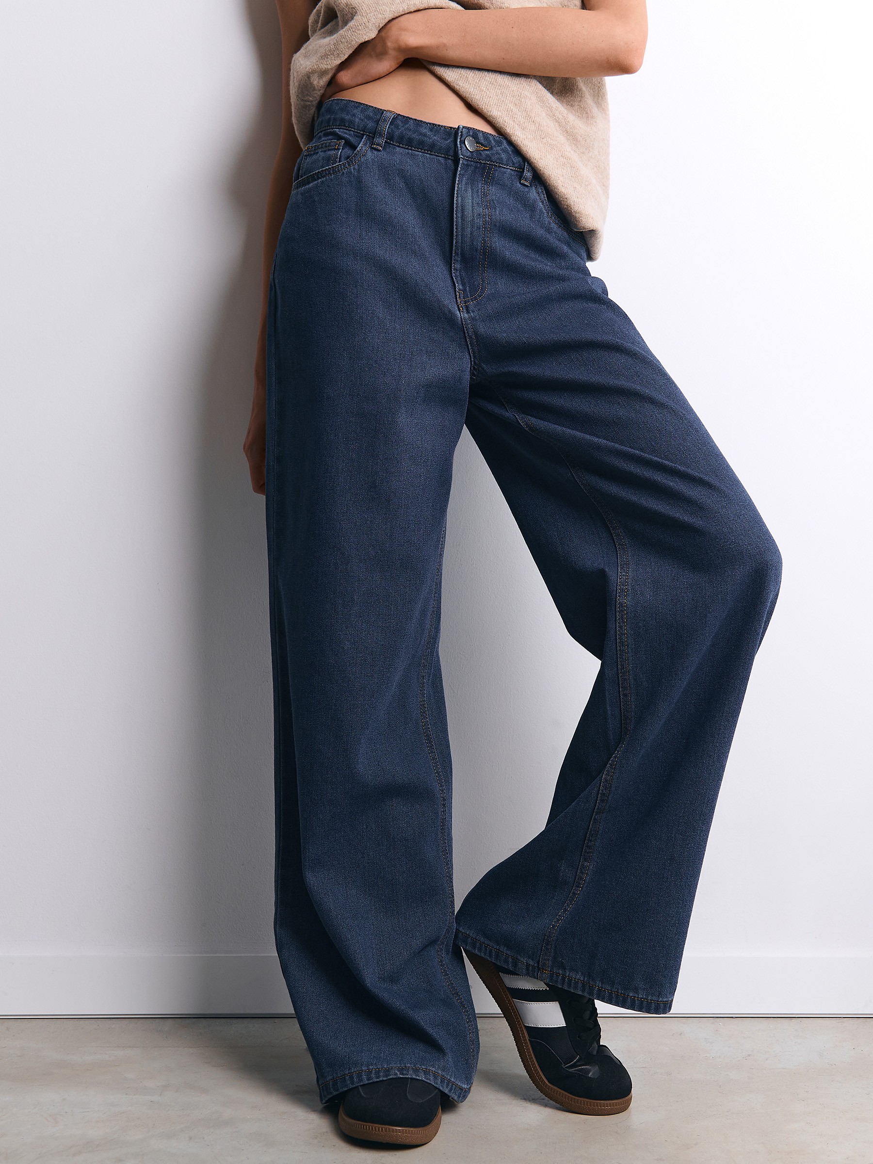 Basic džíny wide leg | GATE